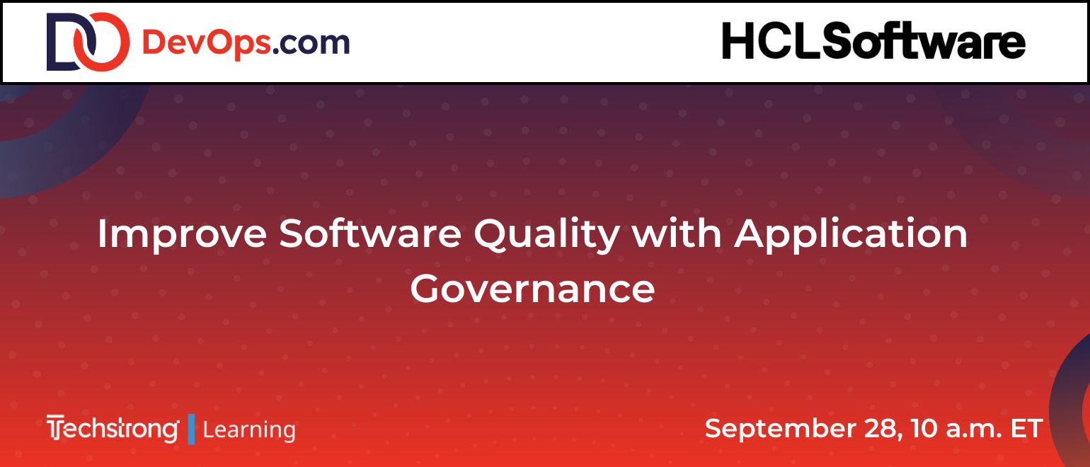 Improve Software Quality with Application Governance